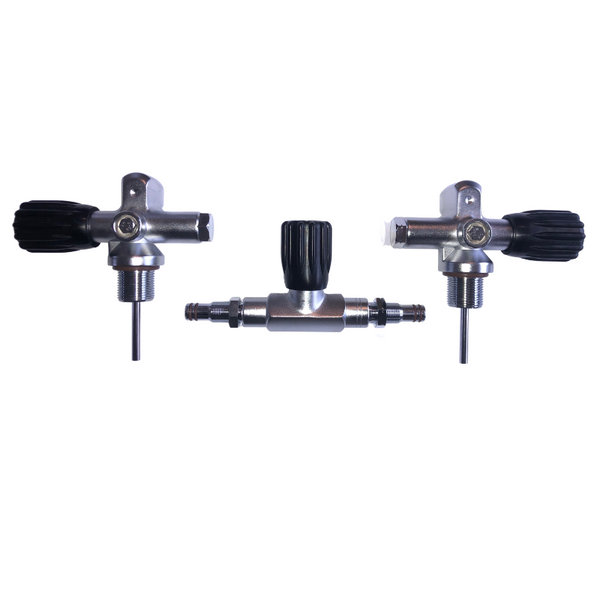 Premium Dual Outlet Manifold with Isolator | www.divegearonline.co.nz ...